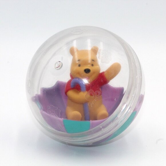 Disney | Toys | Vtg Rare Disney Plastic Rattling Rolling Winnie The ...